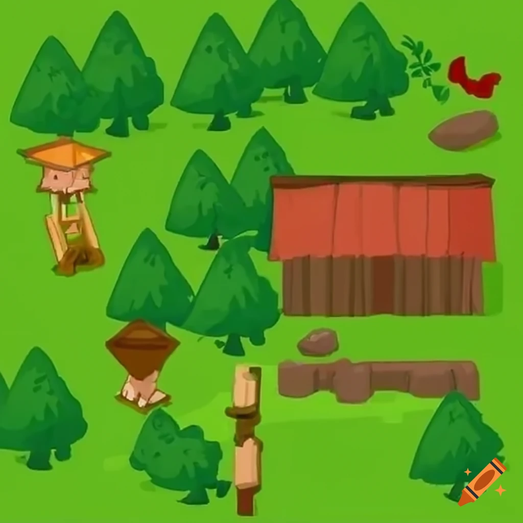 Simple survival game