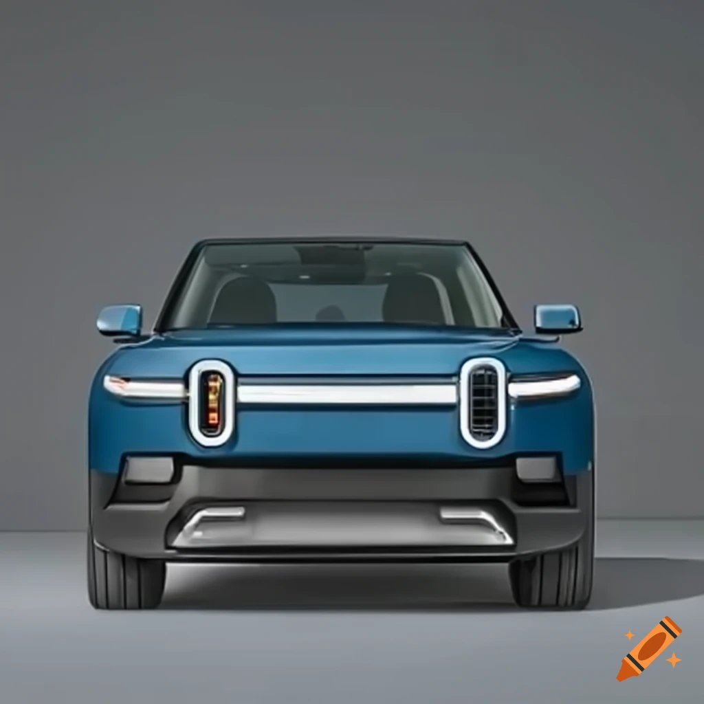 2022 rivian r1t front view