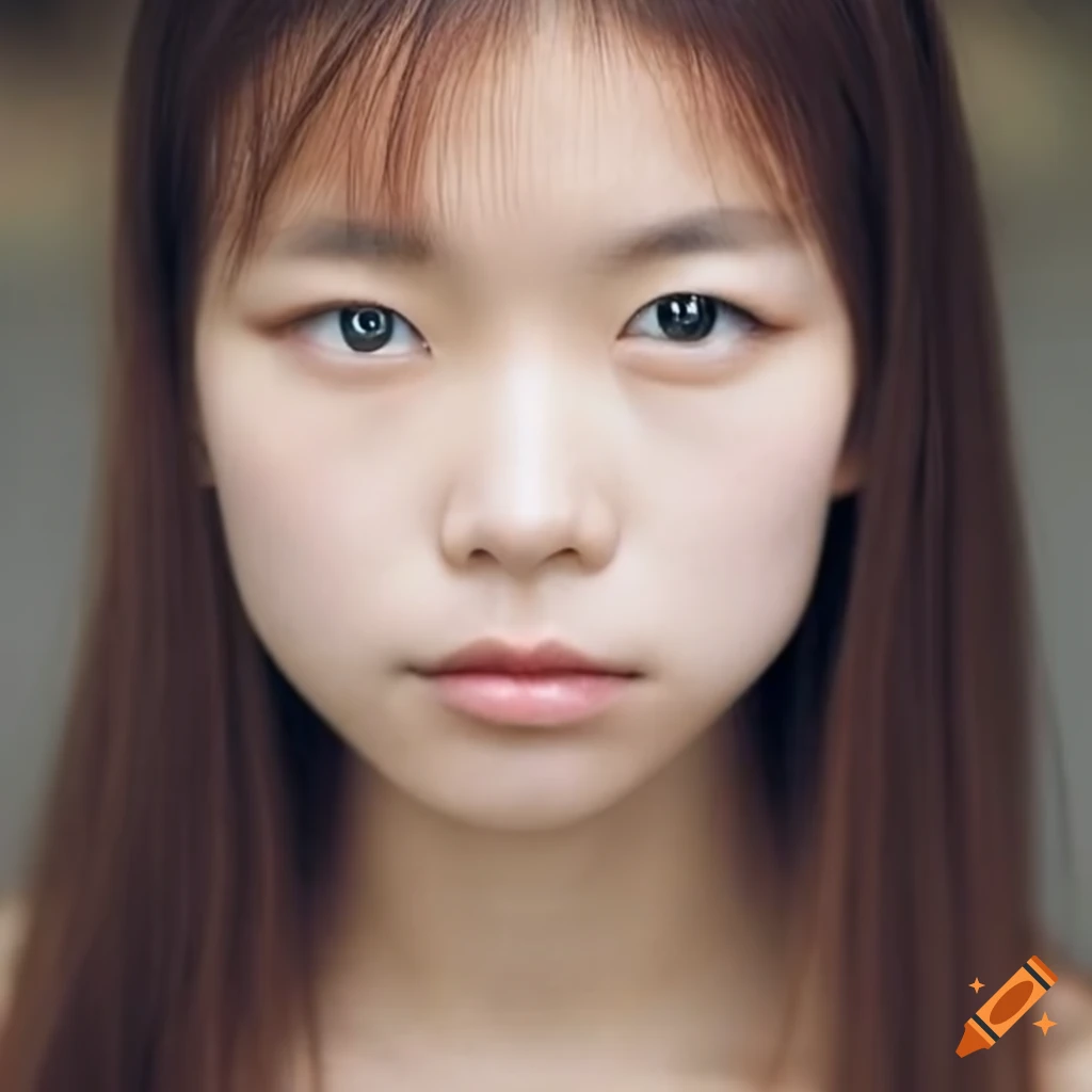 Woman, japanese, young, portrait, realistic face, realistic eyes on Craiyon