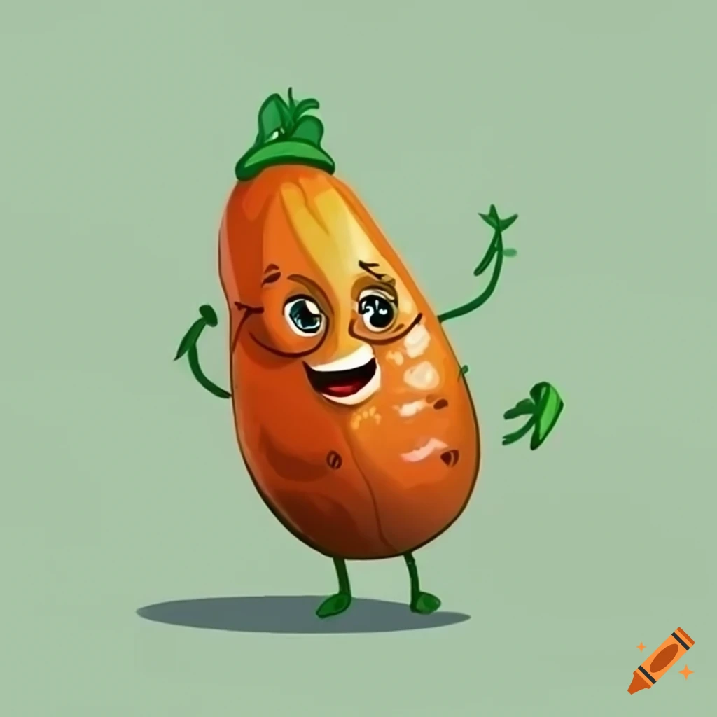 Courgette cartoon on Craiyon