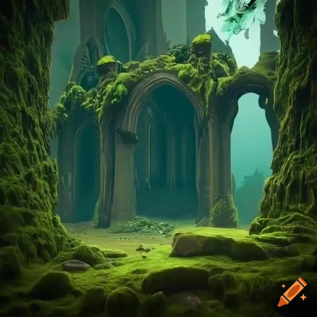 N the background between formation from above fantasy RPG game forest ...