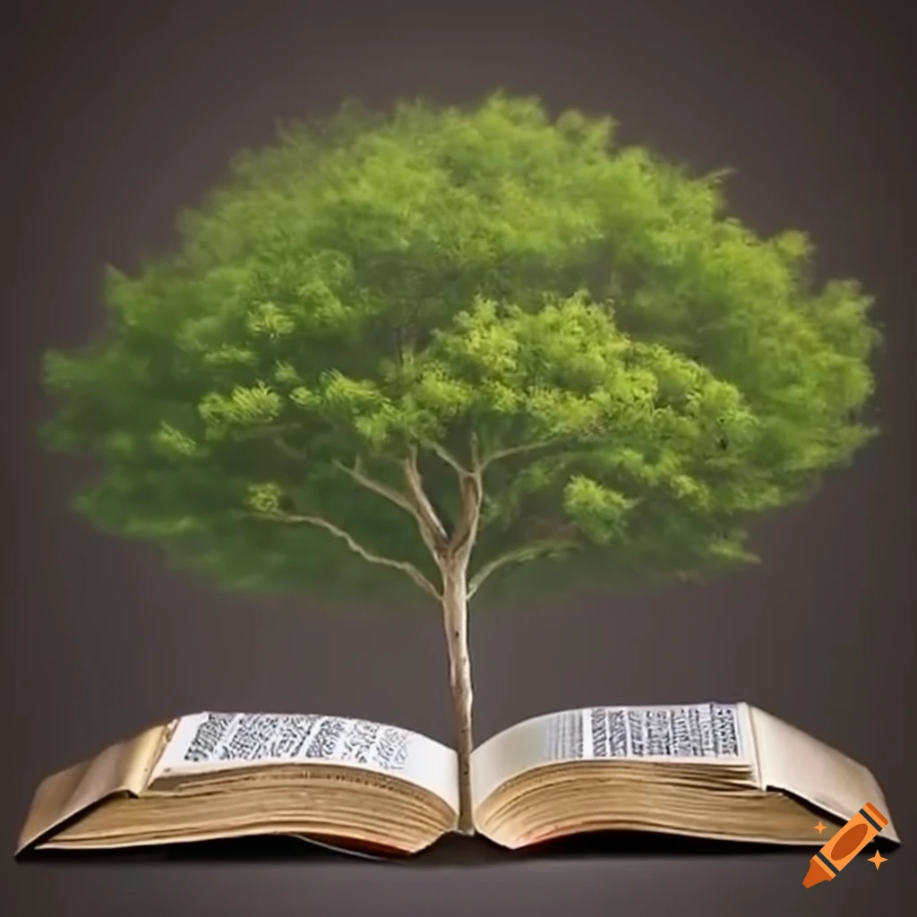 Tree Growing From The Bible