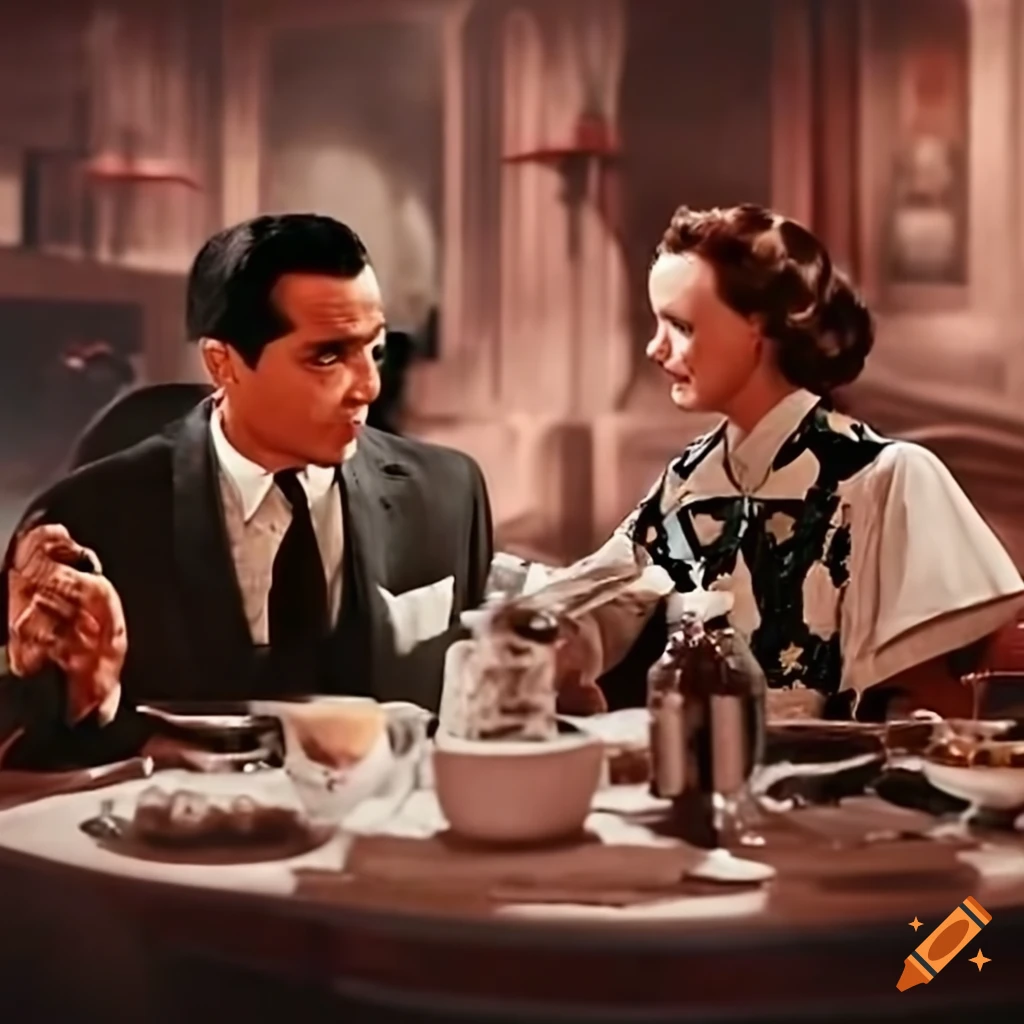 Rick's Café Americain from the 1942 Film, "Casablanca" on Craiyon