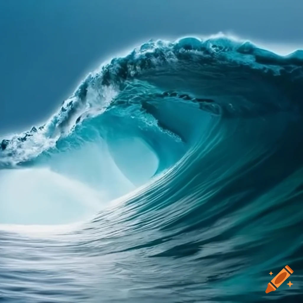 Huge sea wave