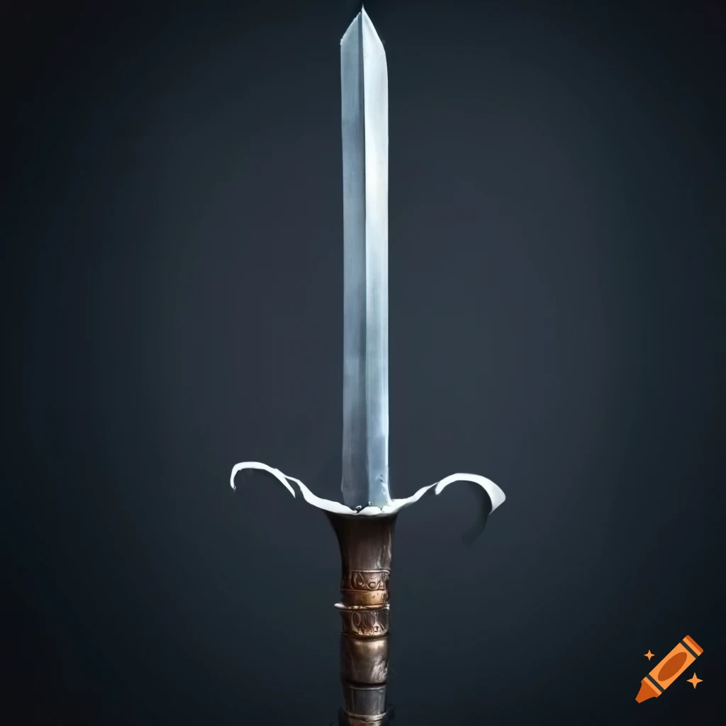 A sword for battle, made of lighting, full picture, high detail