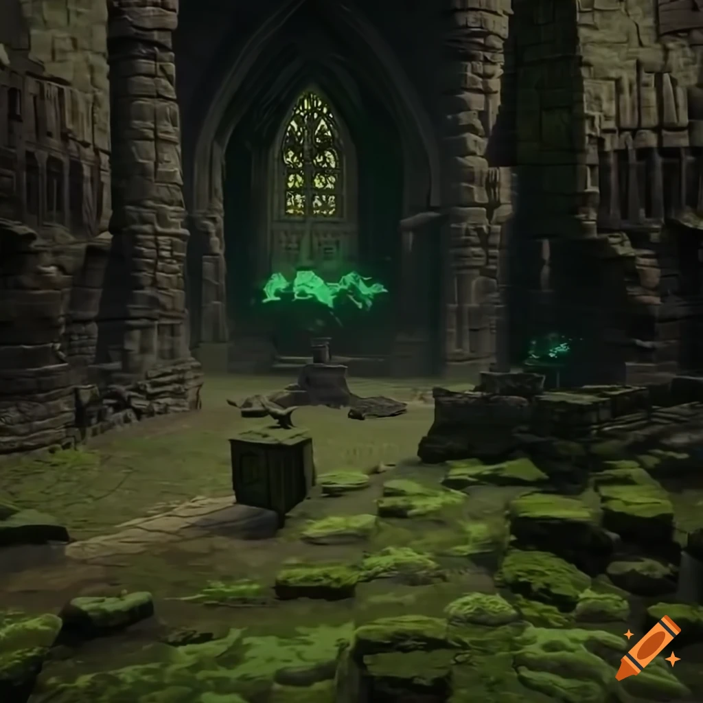 In the background between formation from above fantasy RPG game forest ...