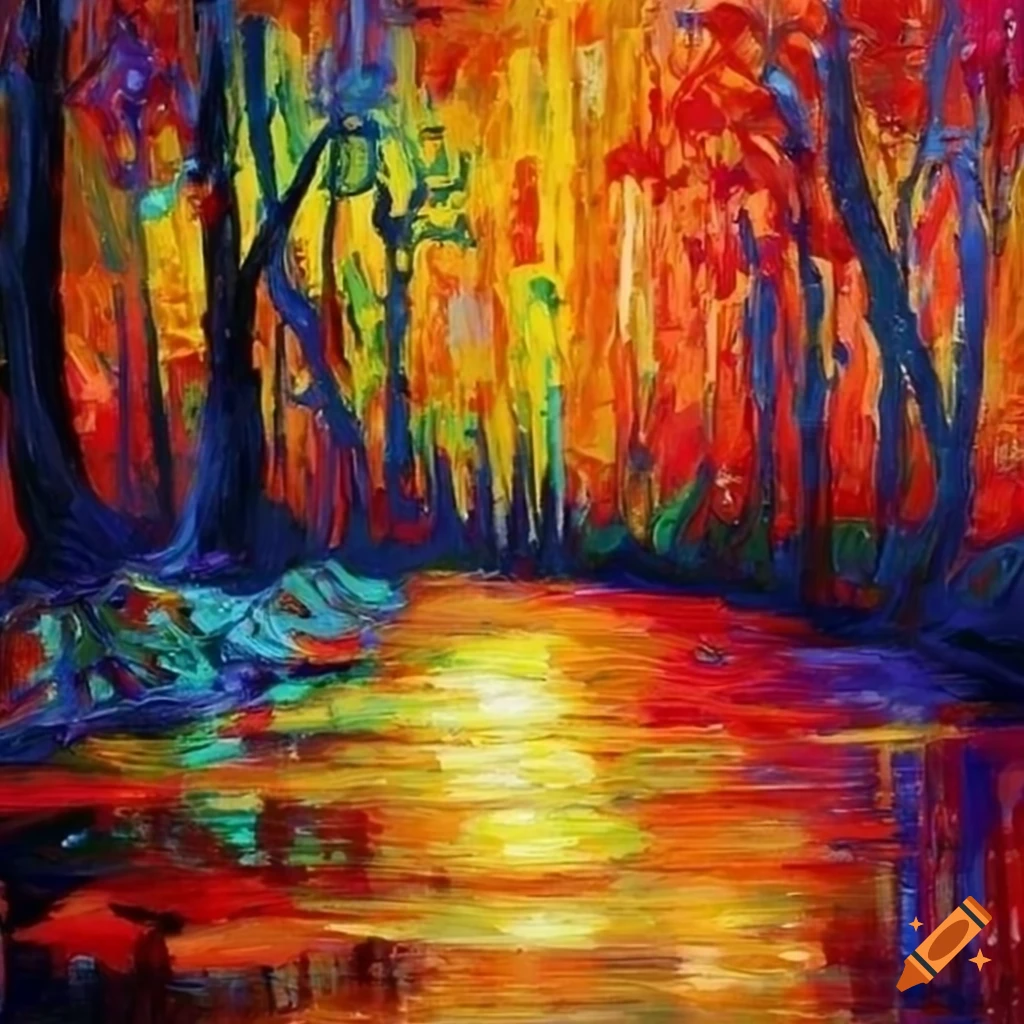 Beautiful abstract impressionism detailed higth quality on Craiyon