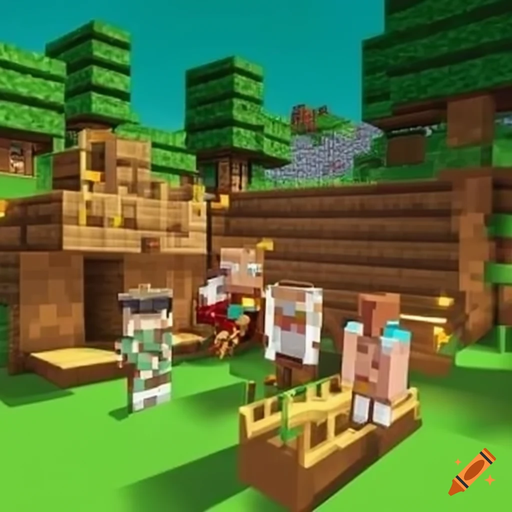 Minecraft festival offers on Craiyon