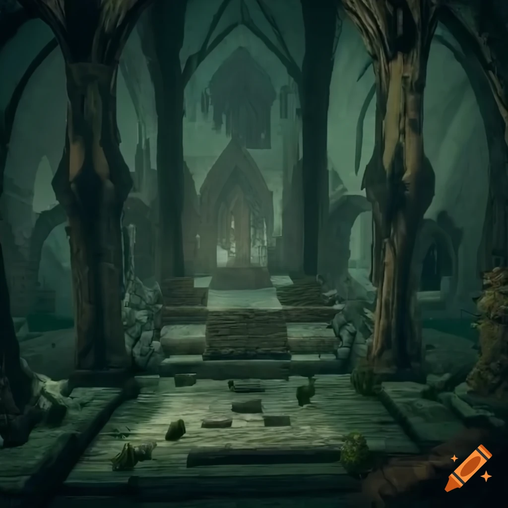 In the background between formation from above fantasy rpg game forest ...