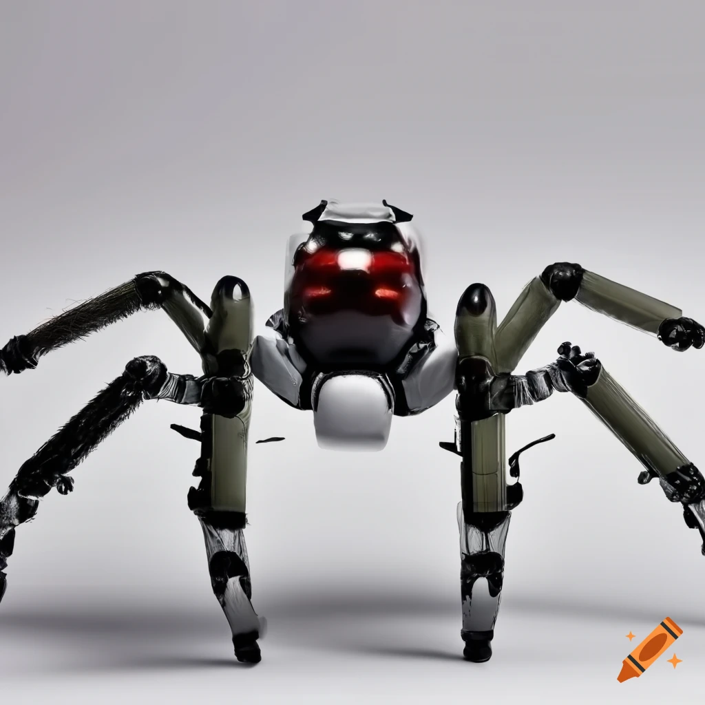 Robot spider_Photo_real_Subject_in_front_Full_body_image_from_a ...