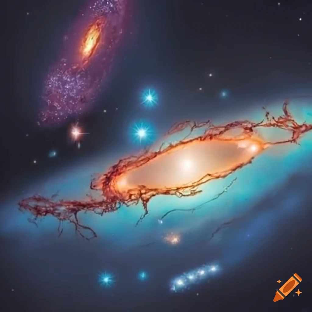 Explore distant galaxies