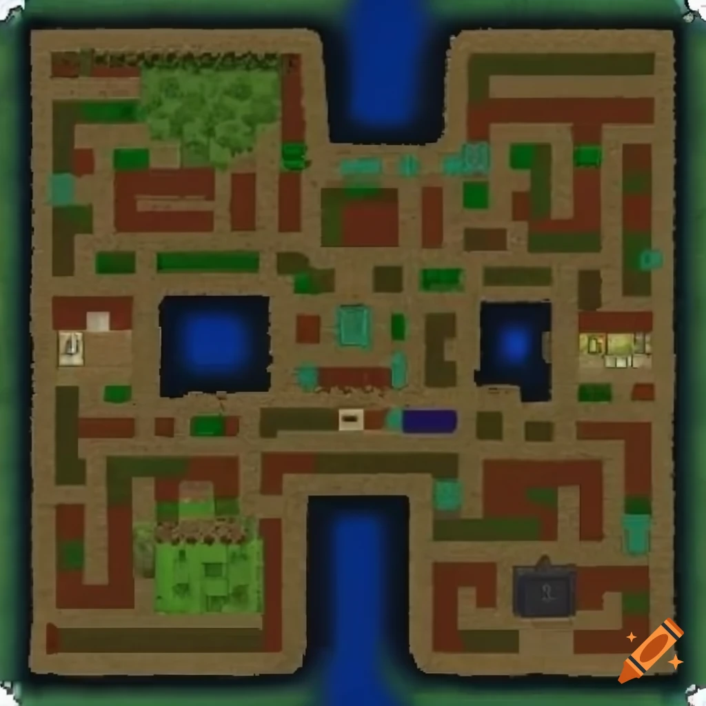 Pvp Maps Vary on Craiyon