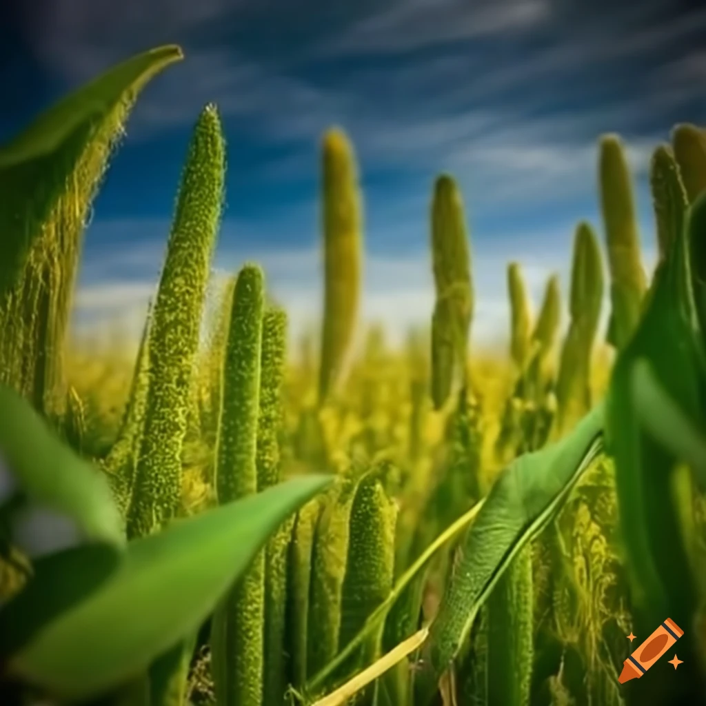 Crop growth cycles on Craiyon