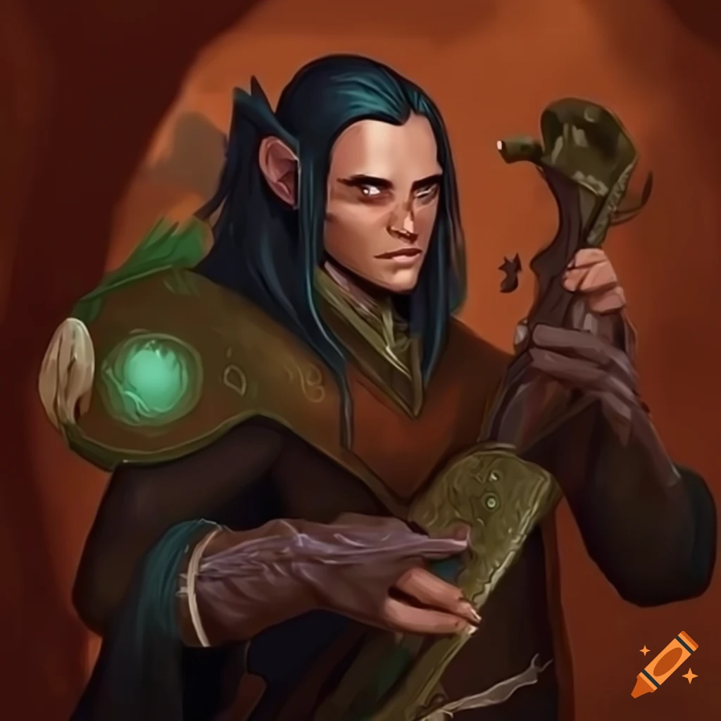 Bard elf male for dnd