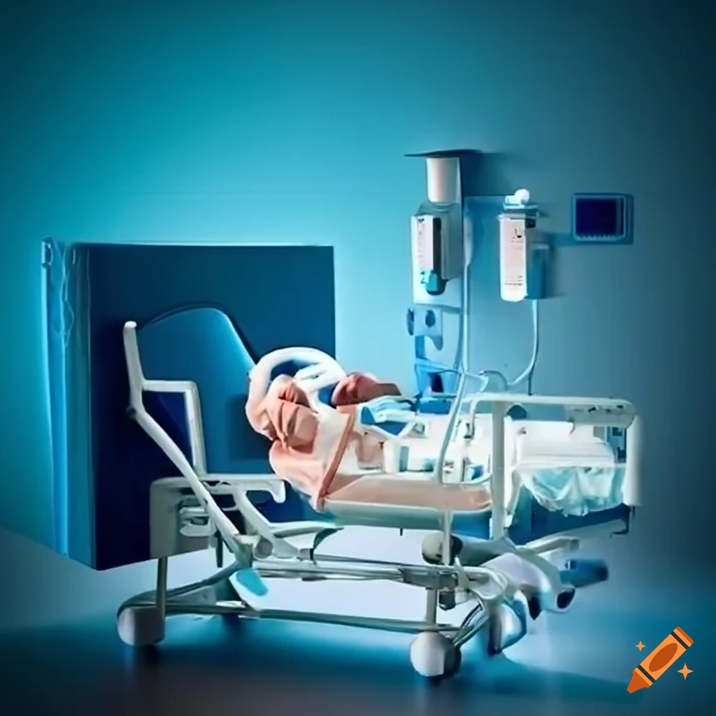 Patient bedside icu on Craiyon