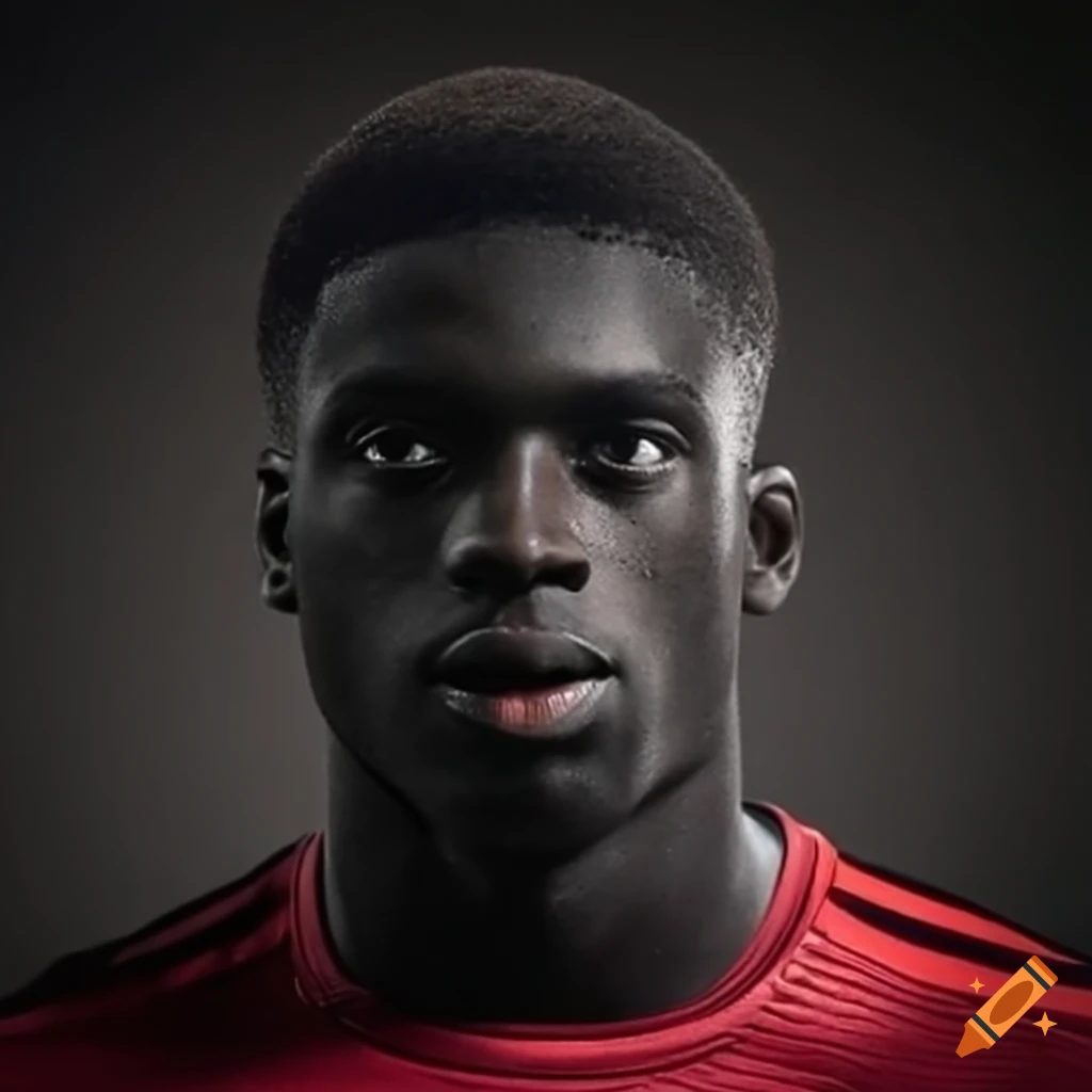 Upamécano footballeur on Craiyon