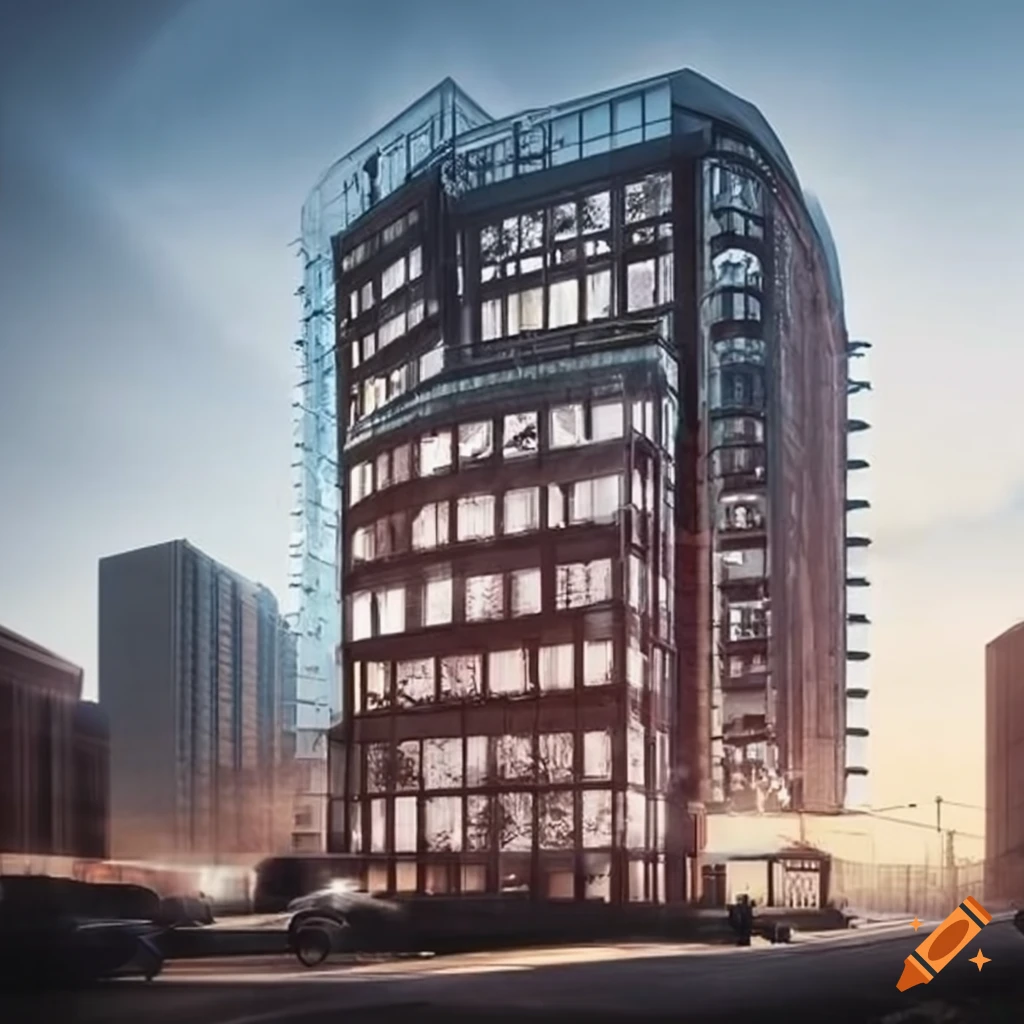 Extensive building spaces on Craiyon