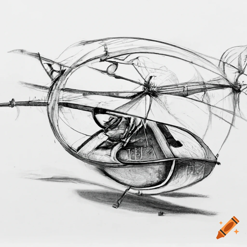 Flying machines on Craiyon