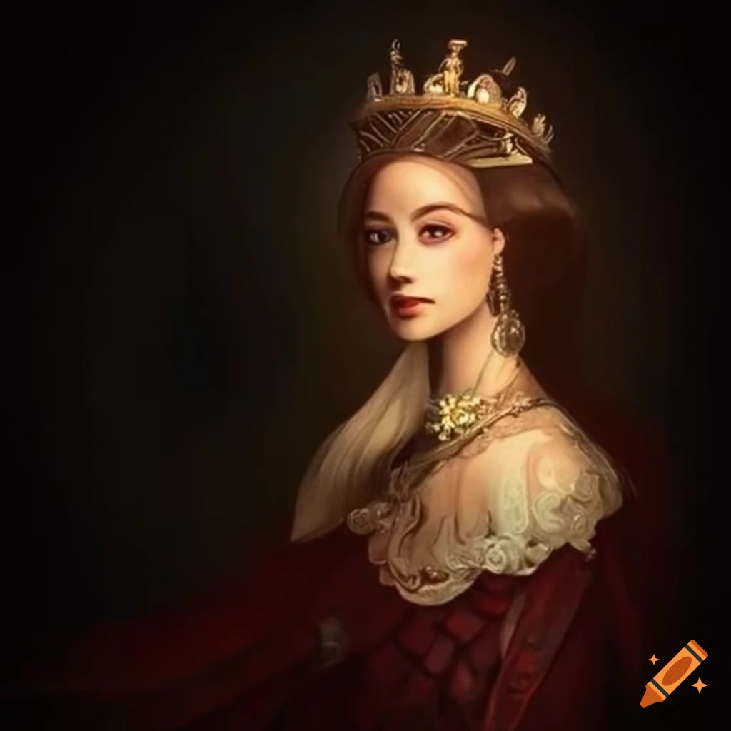 A queen who people fear but love riding in a carrage