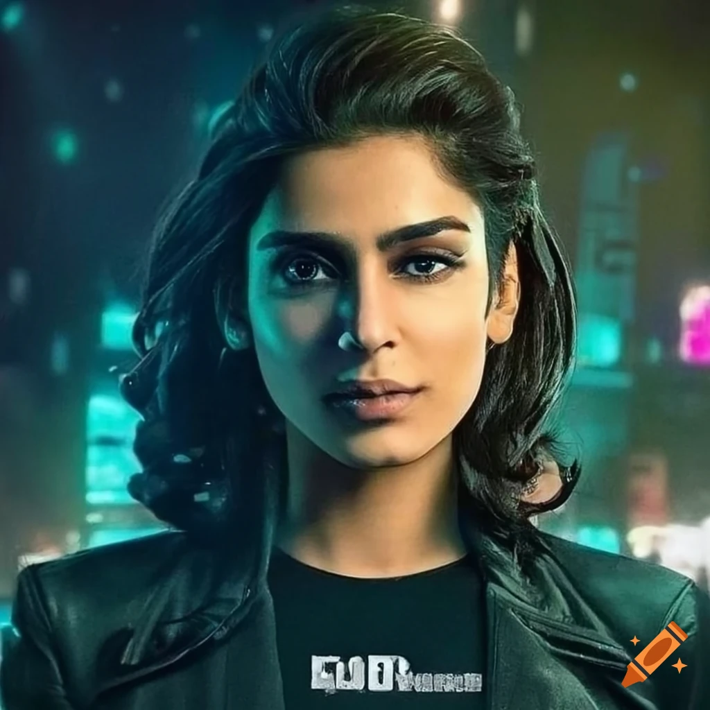 A stunning side profile of a beautiful aisha ahmed with dark shoulder ...