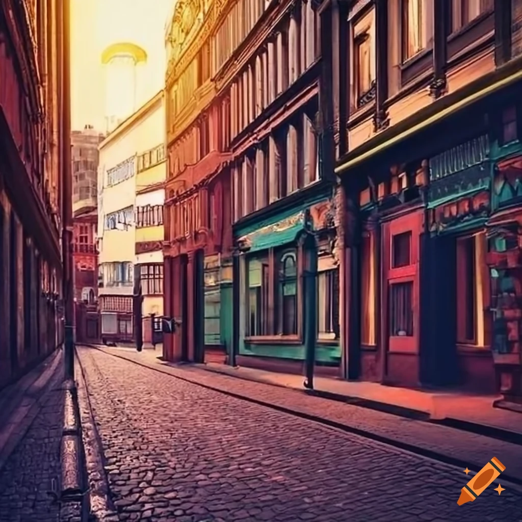 Bonner street in cologne with a egyptian style