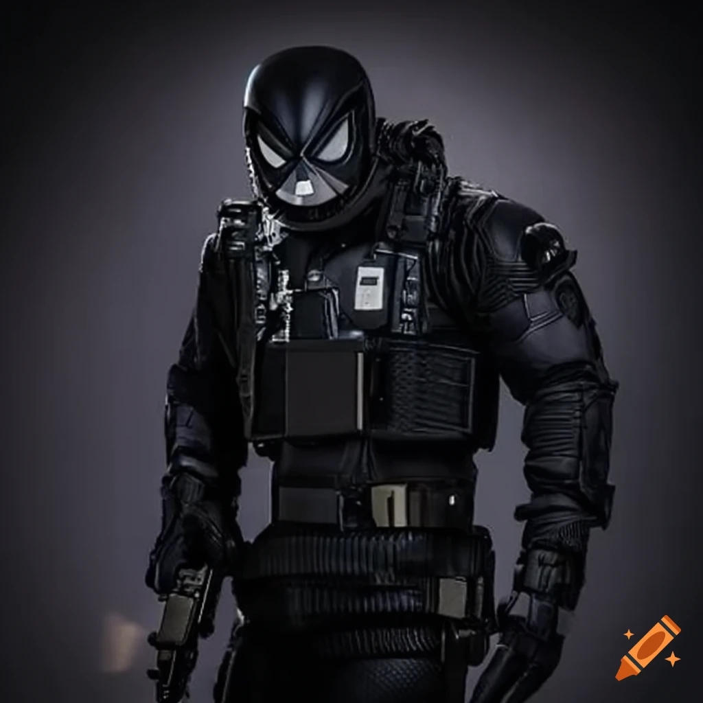 Swat spider-man on Craiyon