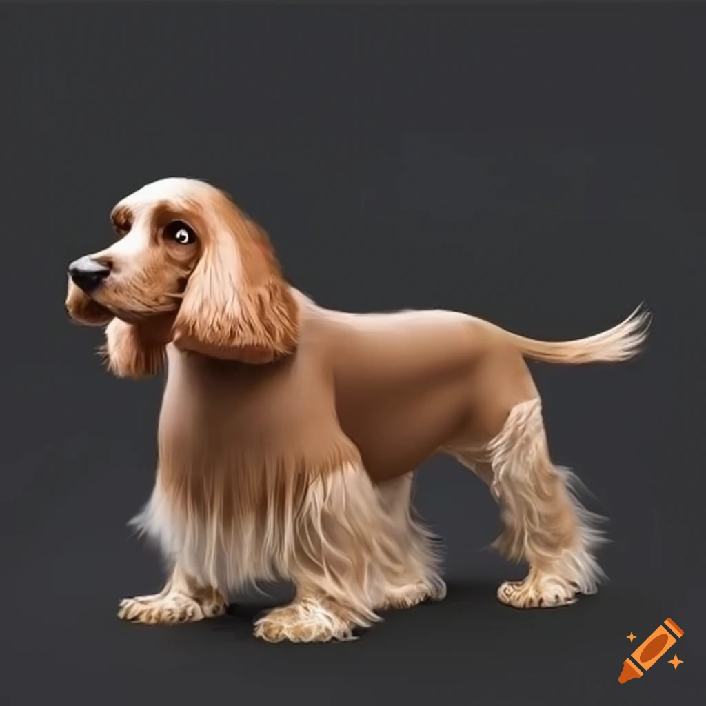 Cocker spaniel character design