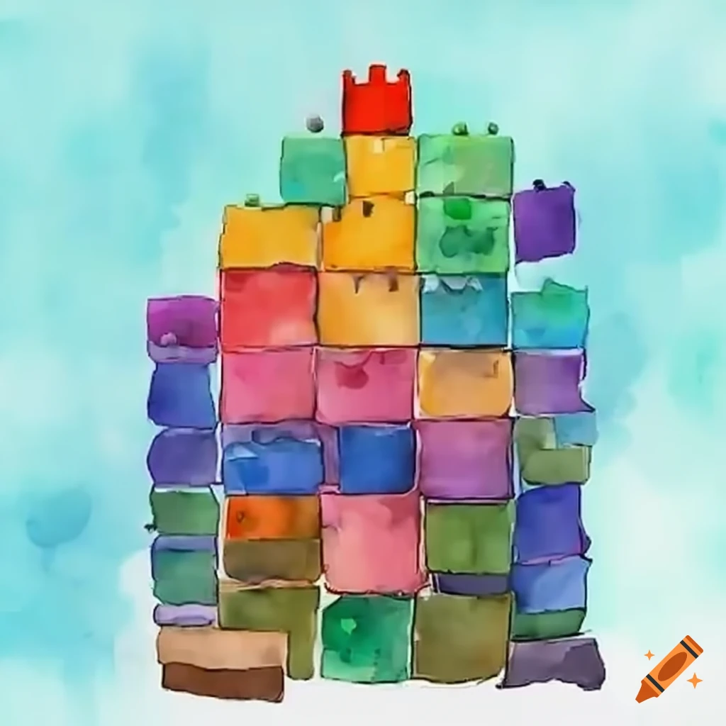 Simple block-building adventure