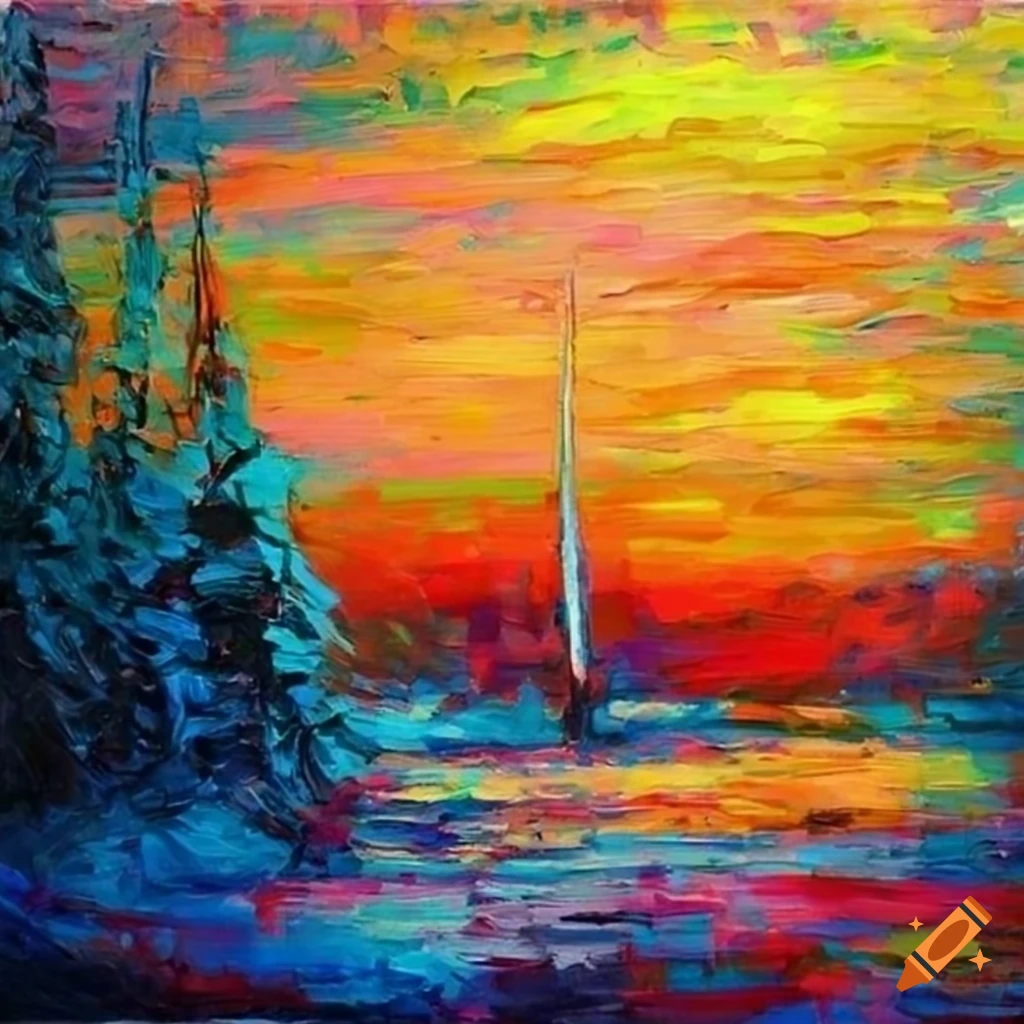 Beautiful abstract impressionism detailed higth quality on Craiyon