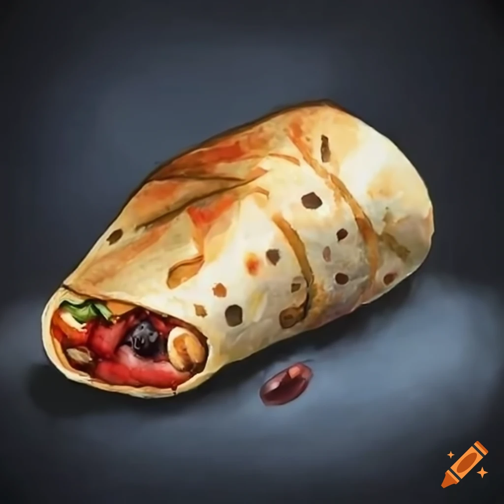 Battle burrito on Craiyon