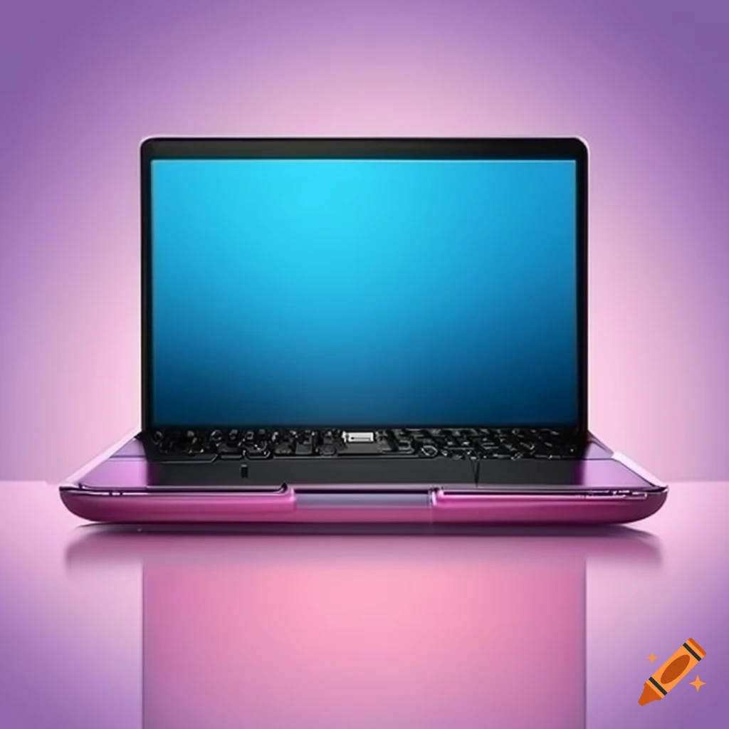 Cute dell laptop front view on Craiyon