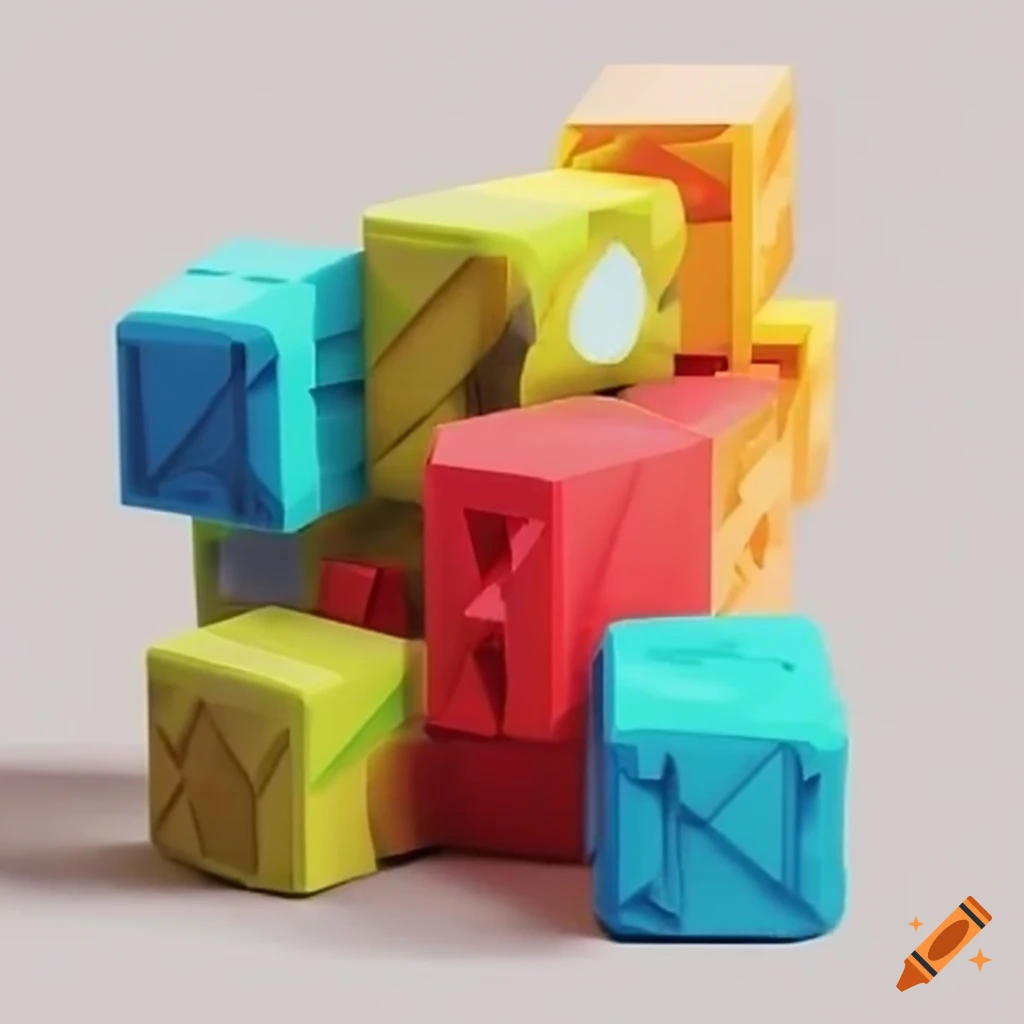 Break blocks strategically on Craiyon