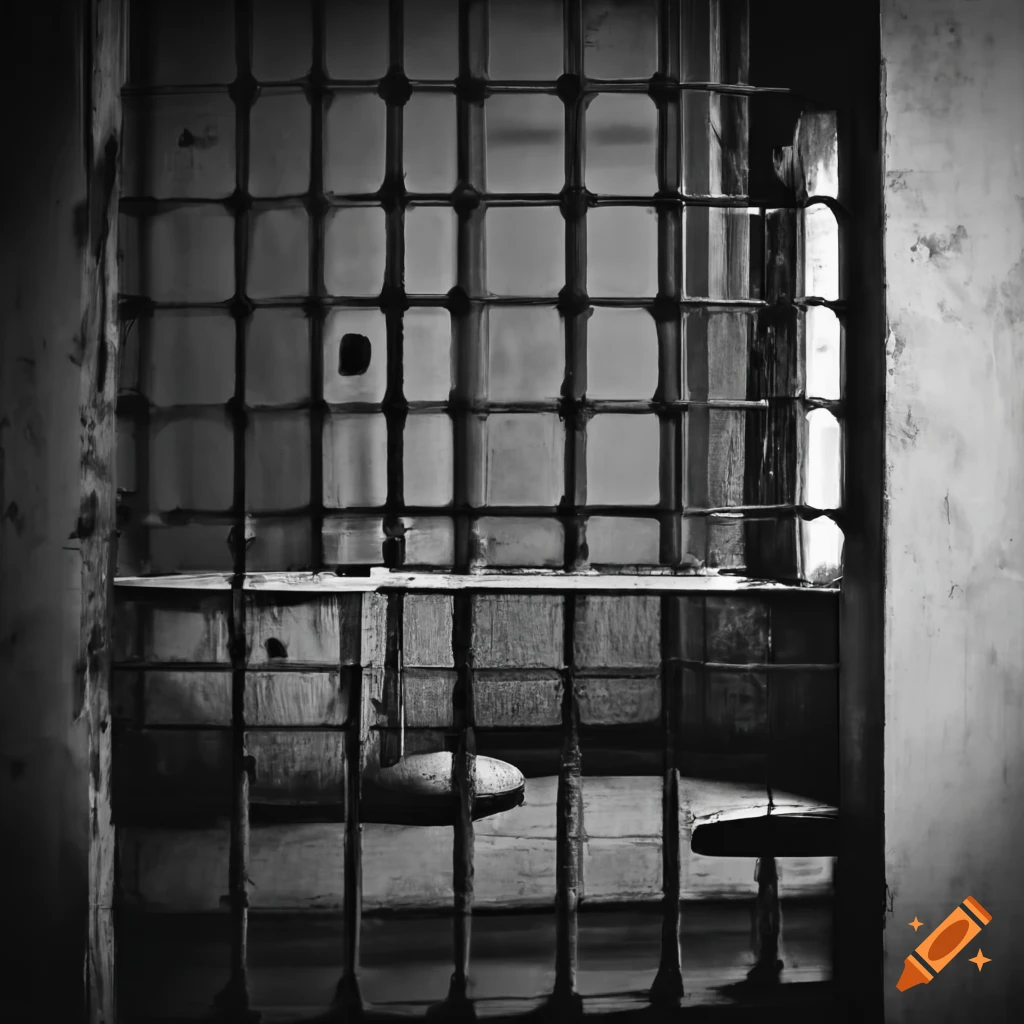 Dungeon Cell Black And White