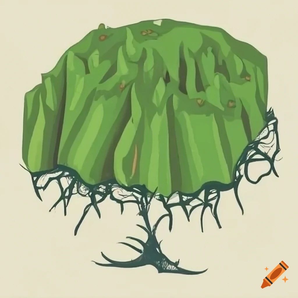 Dead bush on Craiyon