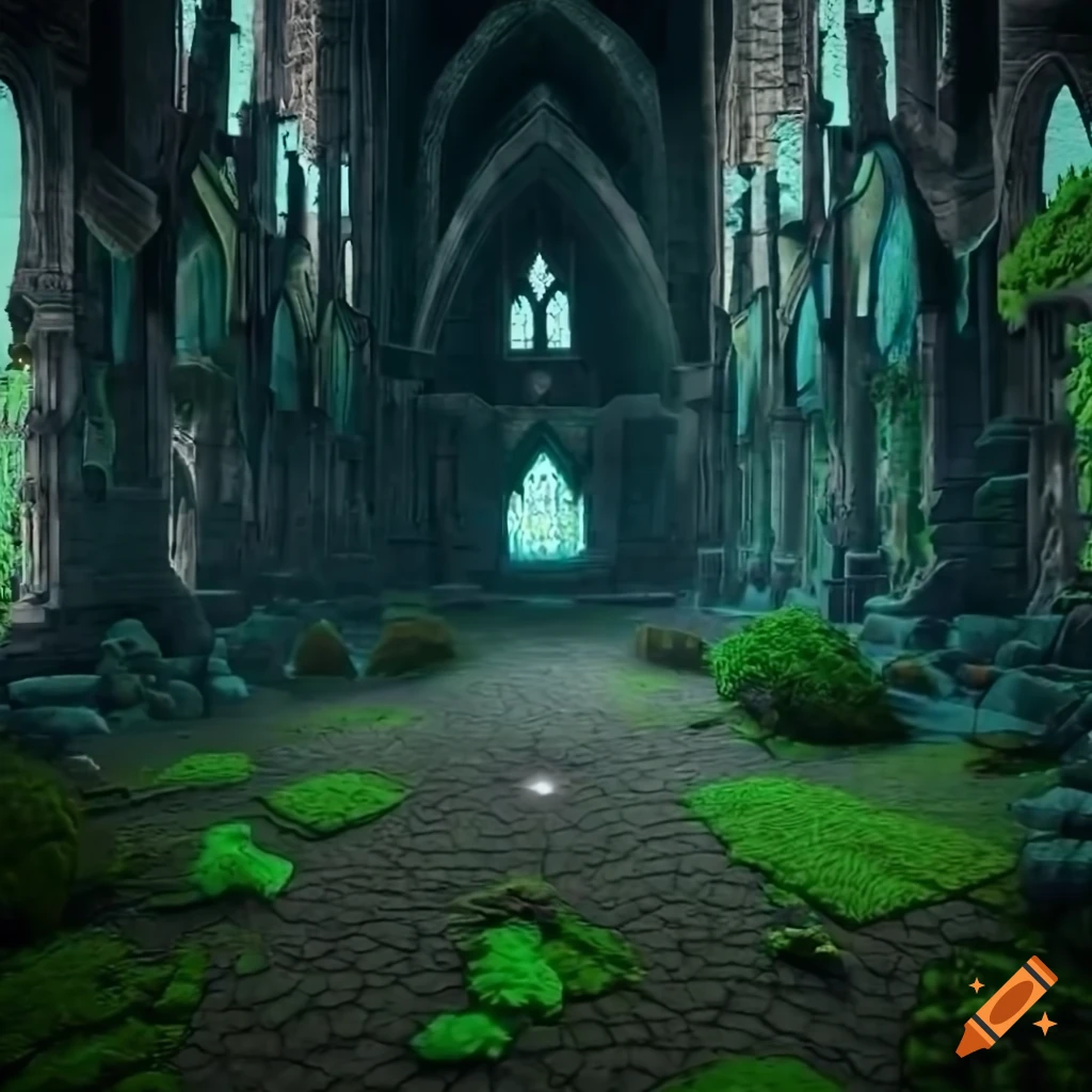 In the background between formation from above fantasy RPG game forest ...