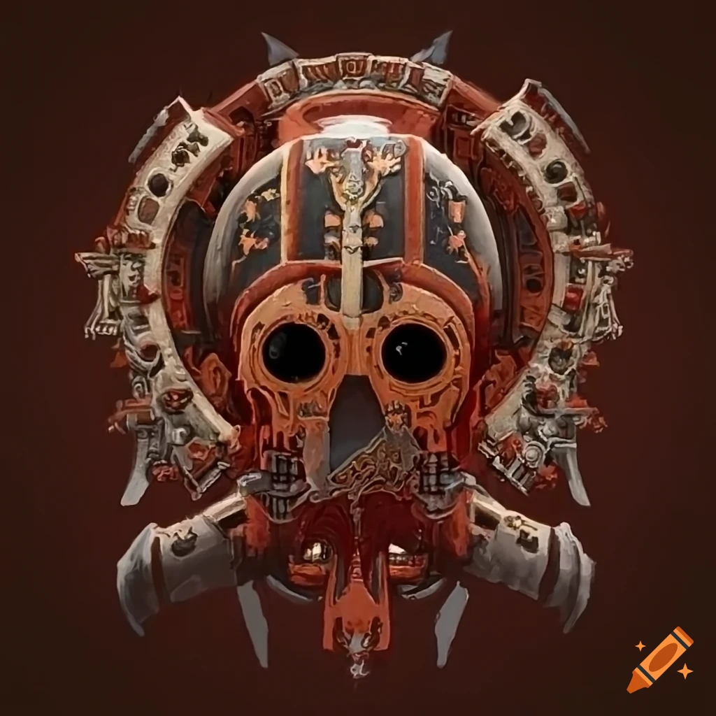 Adeptus mechanicus (mechanicum) logo in the hutsul style on Craiyon