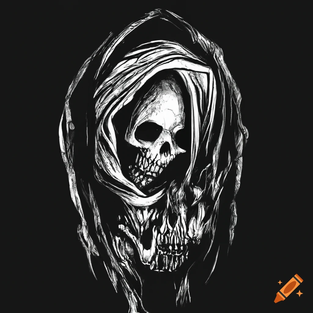 A heart of a grimm reaper torn because of sadness