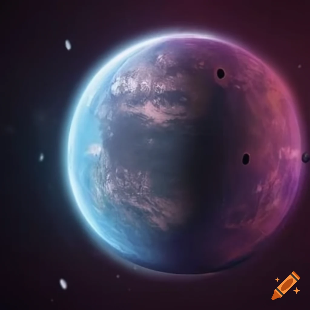 Dead planet on Craiyon