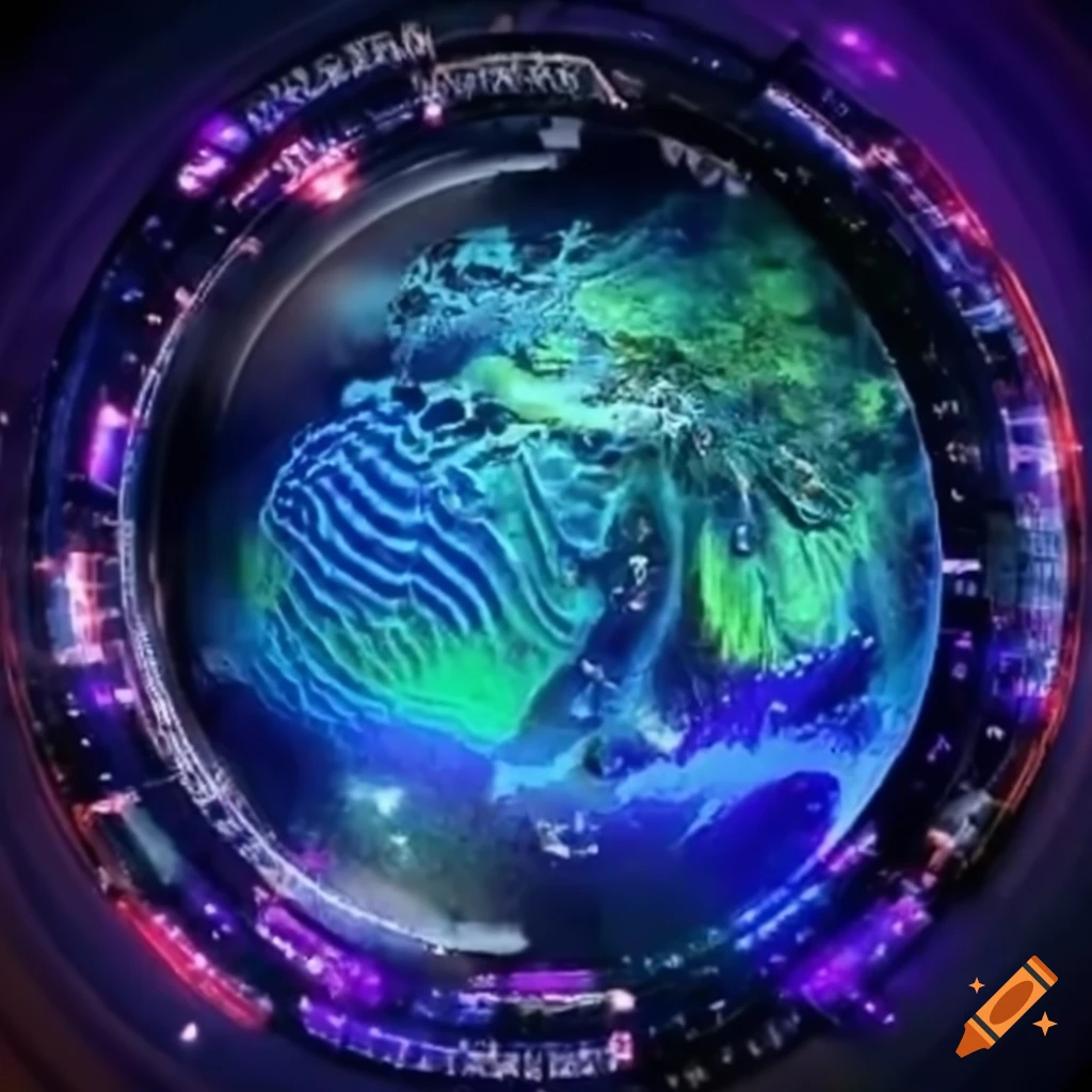 Virtually endless world on Craiyon