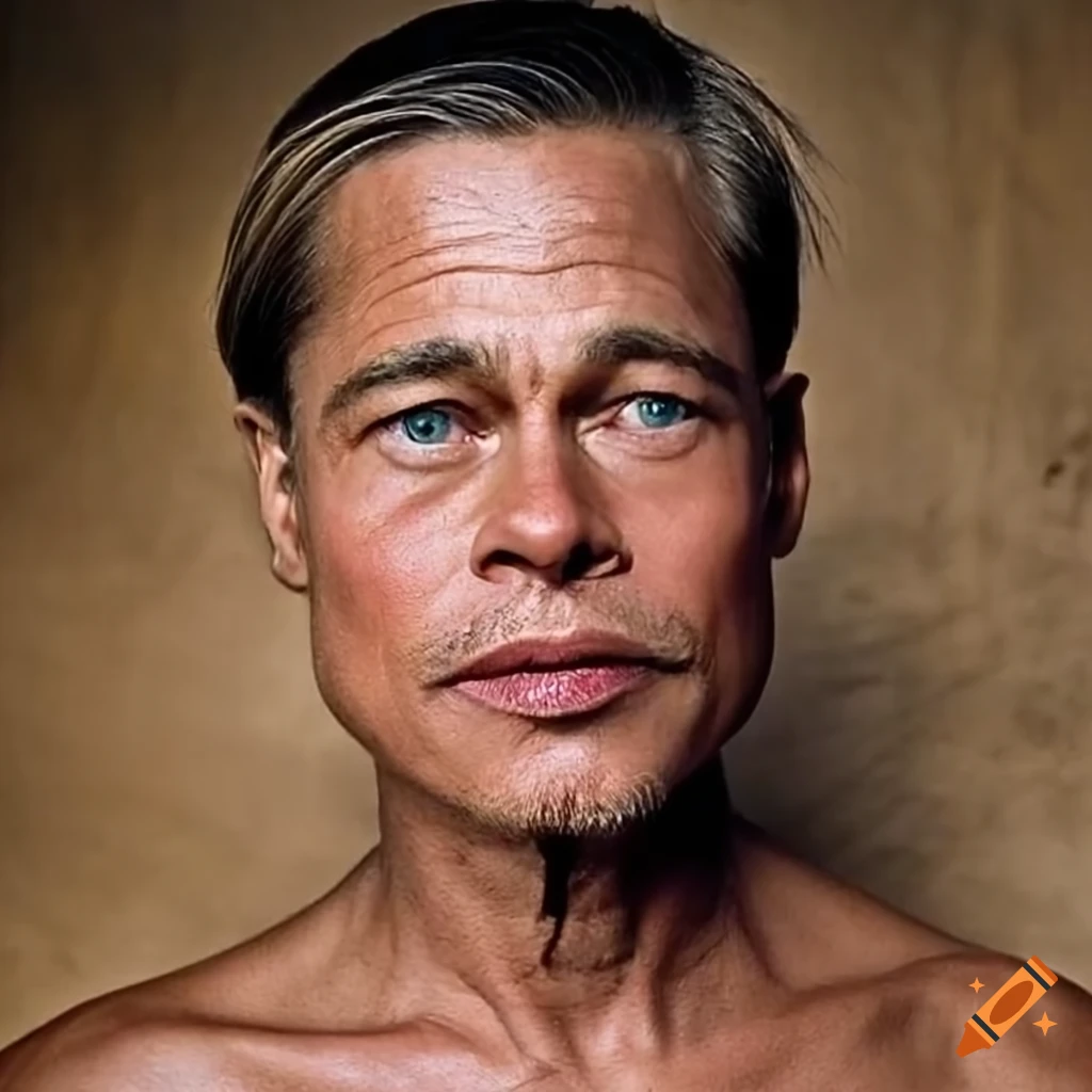 I want to create a mixture of Brad Pitt's face and the face of an ...