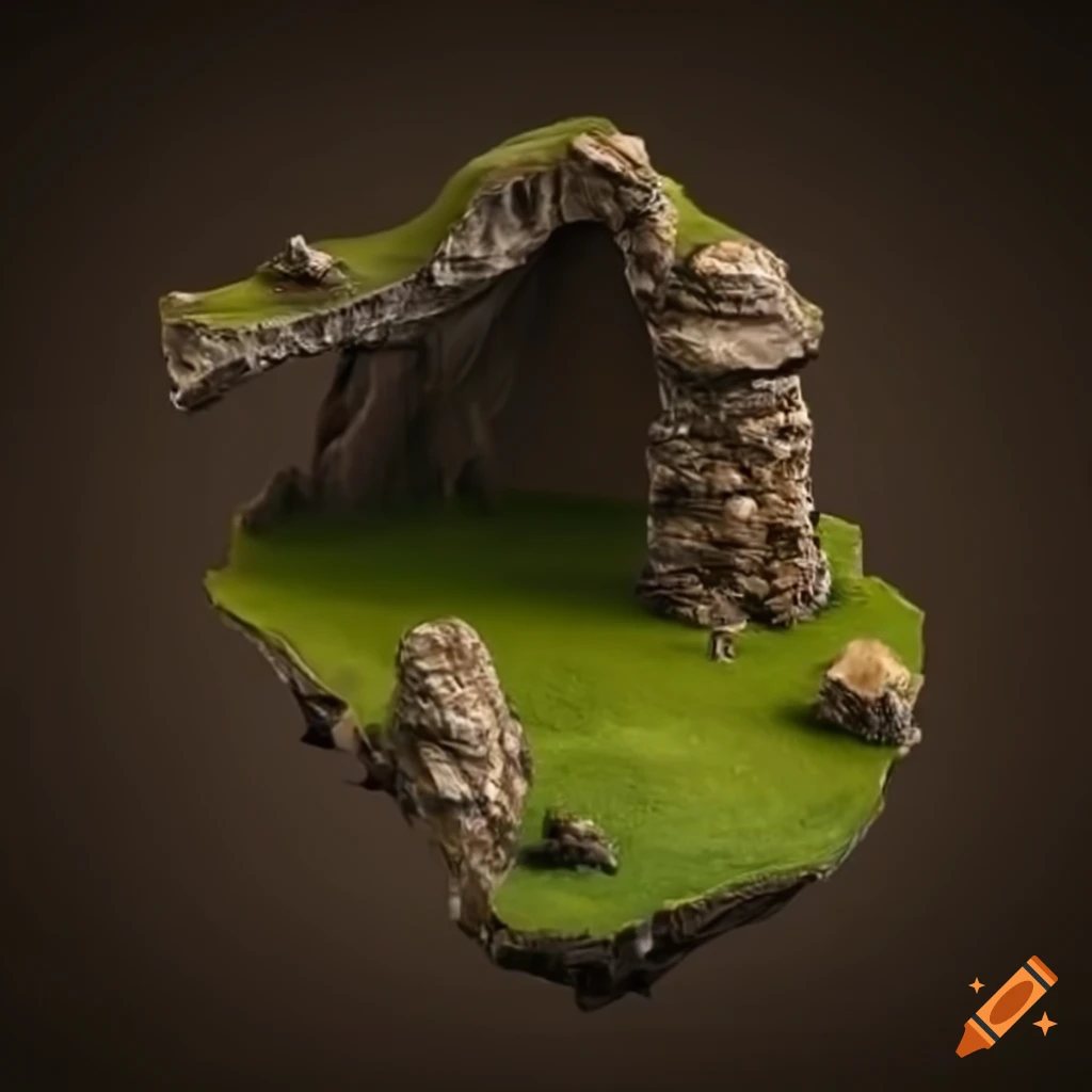 Exploring custom terrain on Craiyon