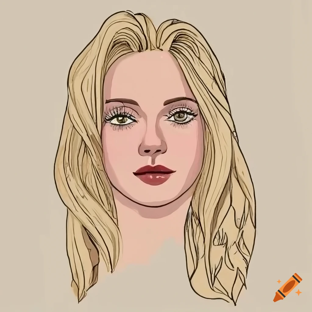 Portrait of a Scottish woman with blonde hair, beautifully detailed ...