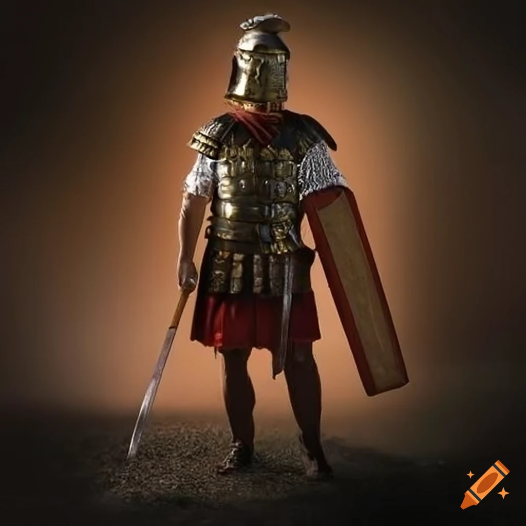 Roman soldier with sword
