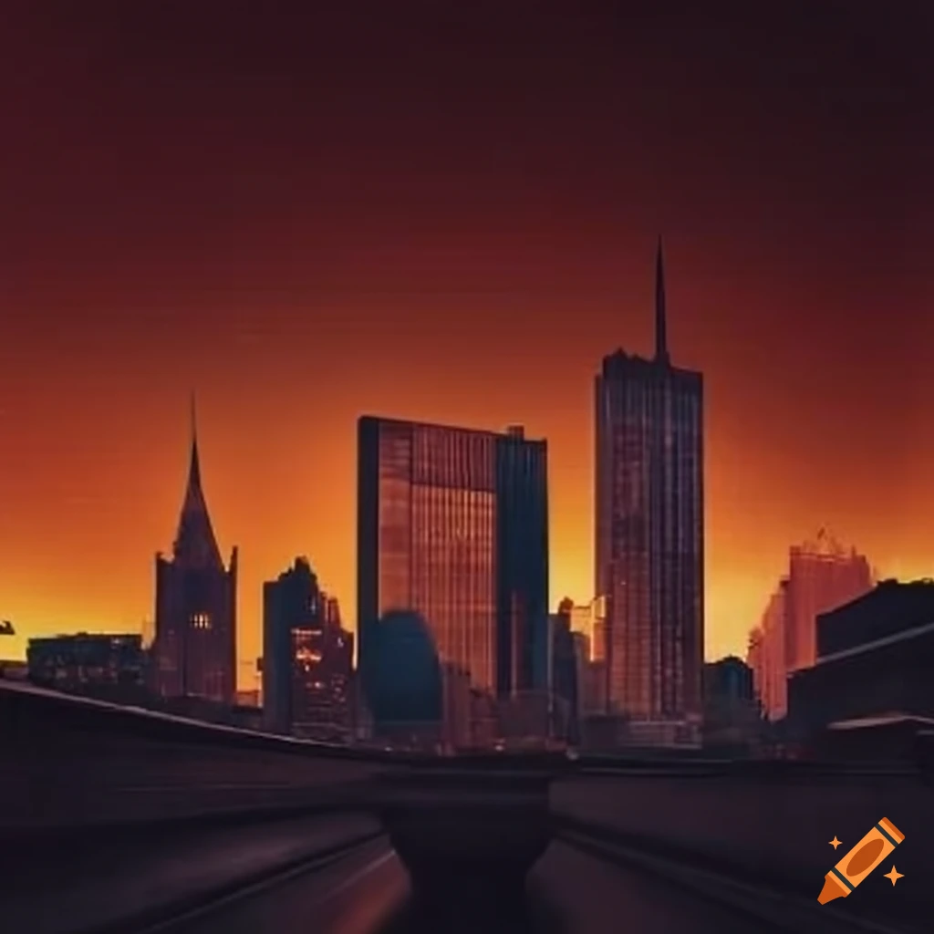 Sprawling urban landscapes