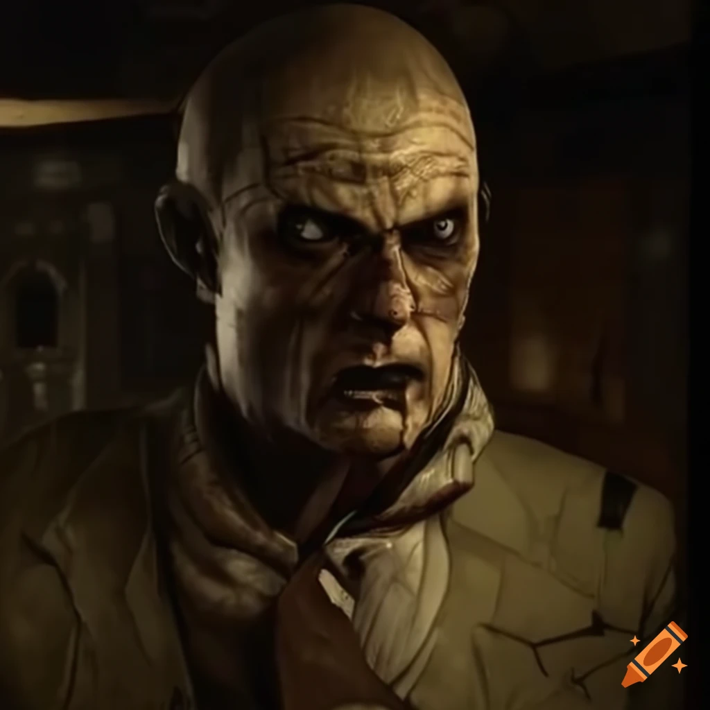 A high defination drwaing of arkham asylum