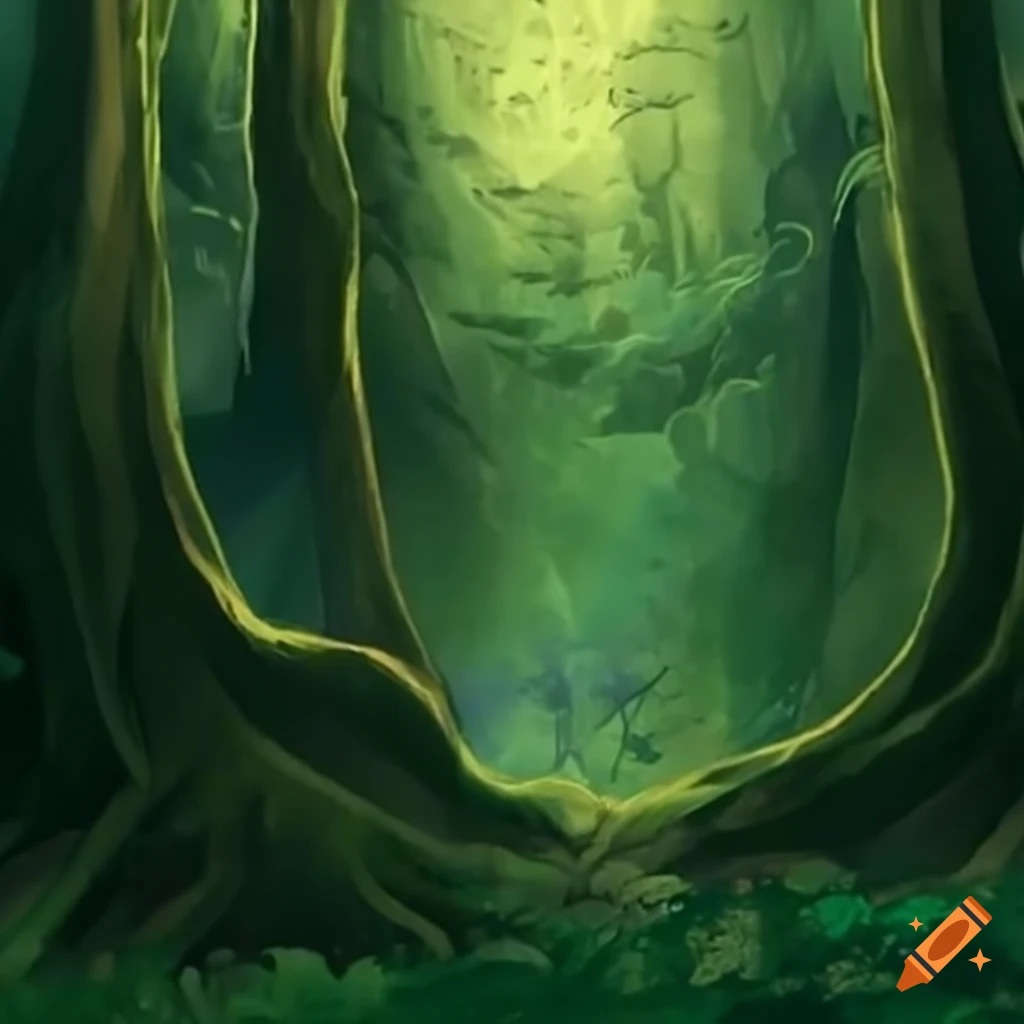 Lush forests teeming