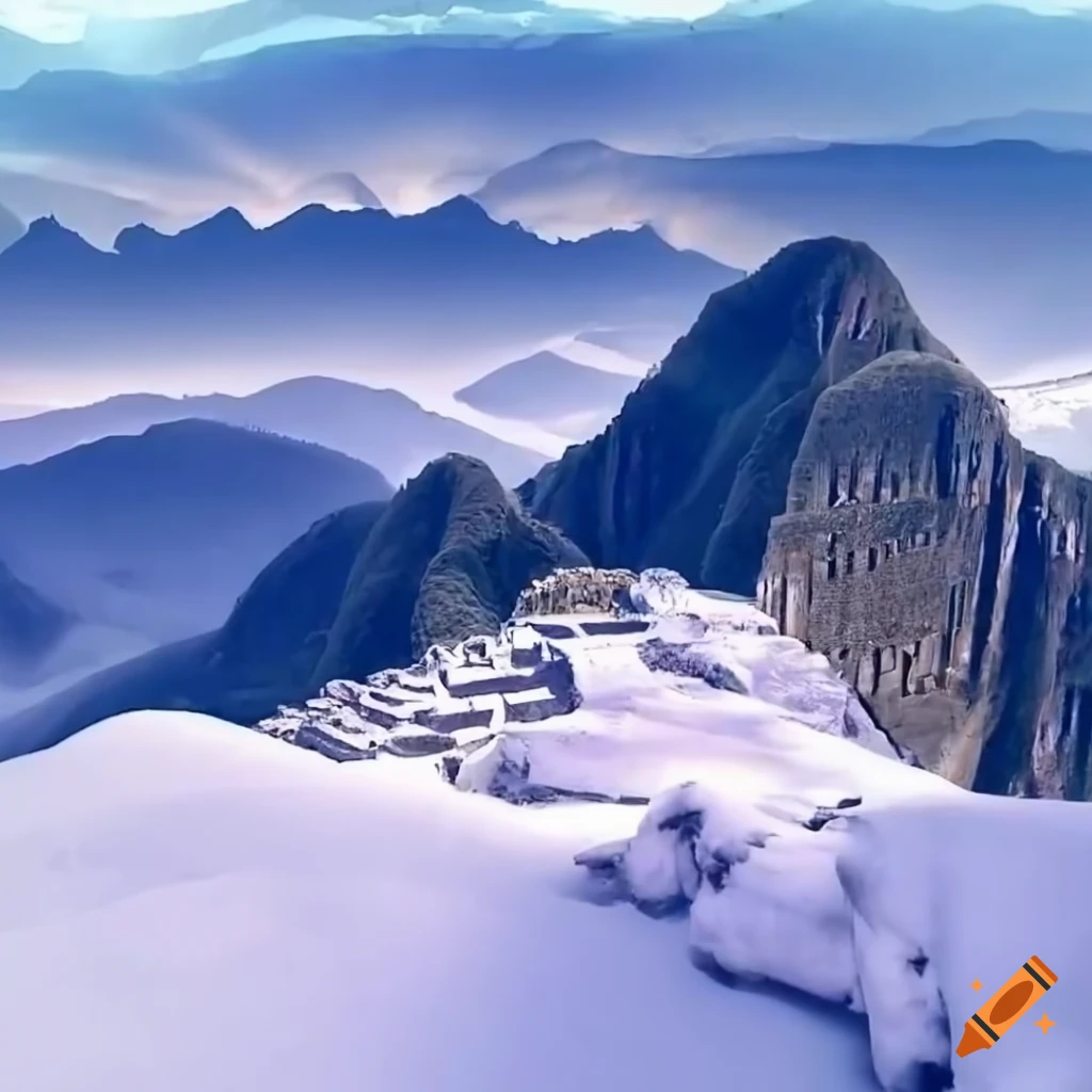 Broken and flat remains of machu picchu ruins 50 million years in the ...