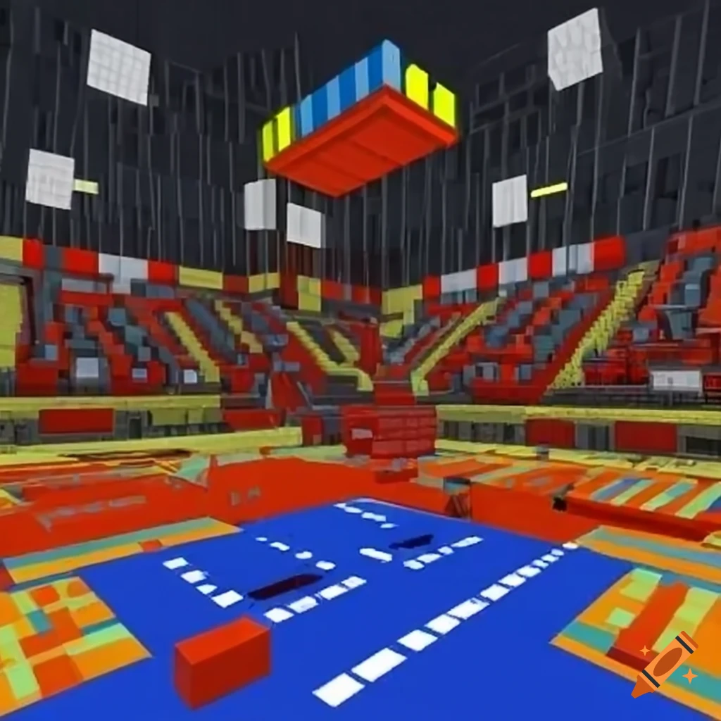 Lucky Block Arena on Craiyon