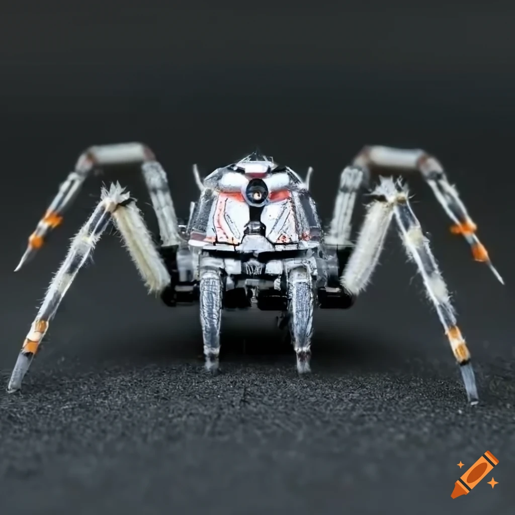 Robot spider_Photo_real,symmetry,Subject_in_front_Full_body_image_from ...