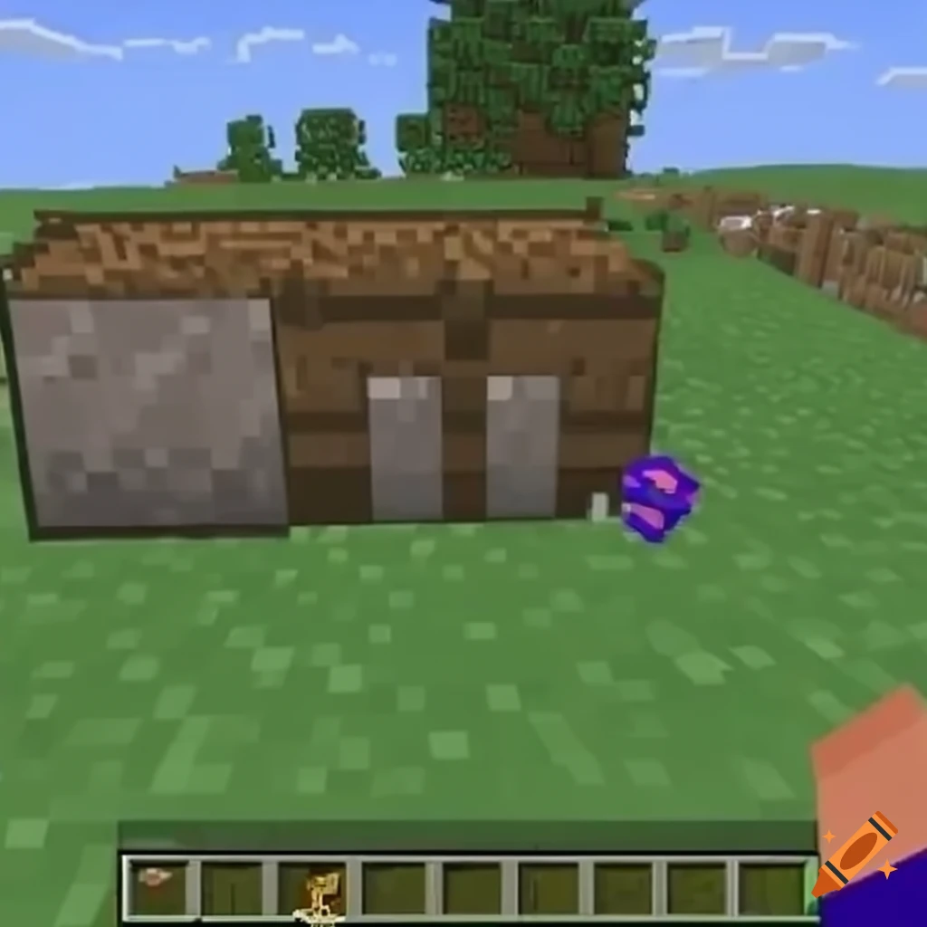 Finish minecraft on Craiyon